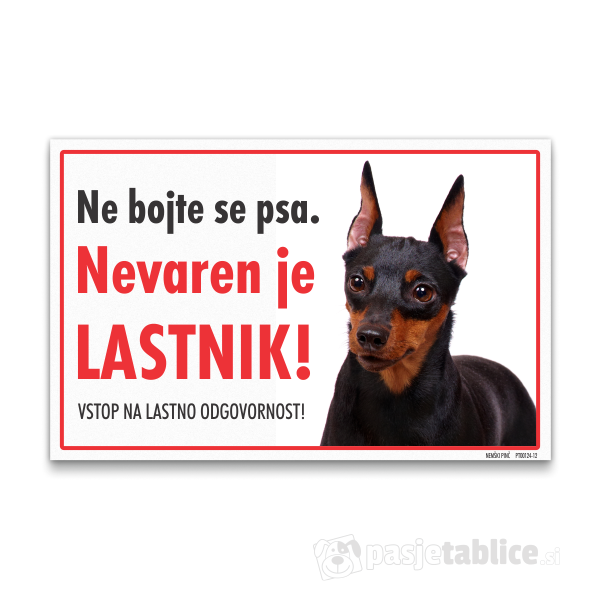 NEMŠKI PINČ - Pasje tablice